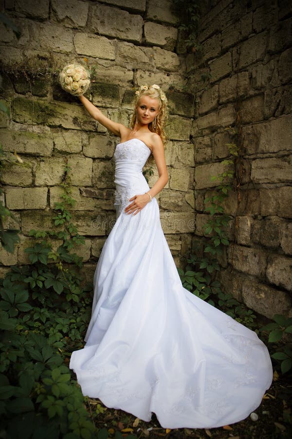 Beautiful bride stock photo. Image of engagement, girl - 10936276