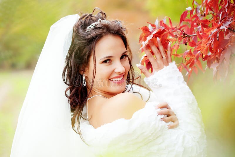 Beautiful bride stock photo. Image of bridal, female - 16570778