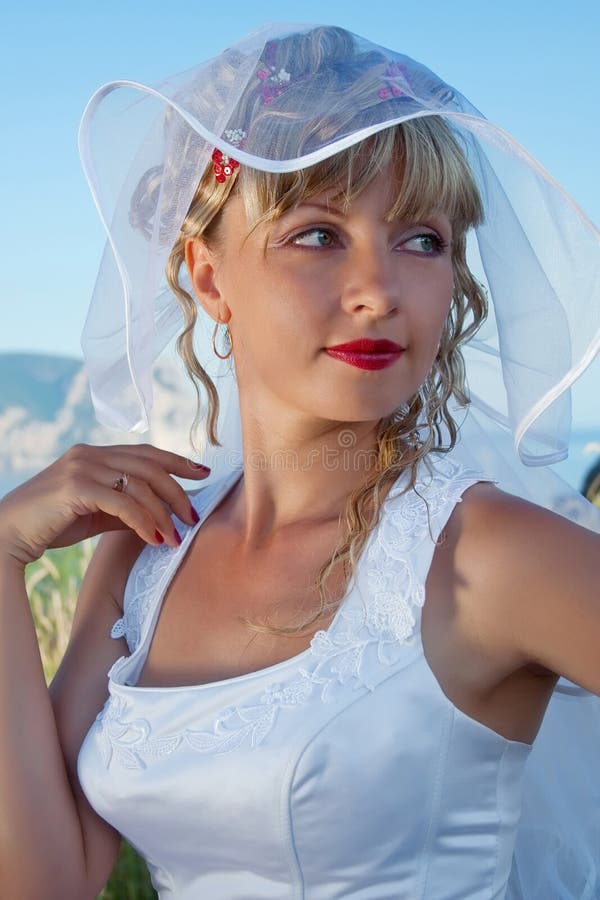 Beautiful bride stock image. Image of hairstyle, blond - 16813483