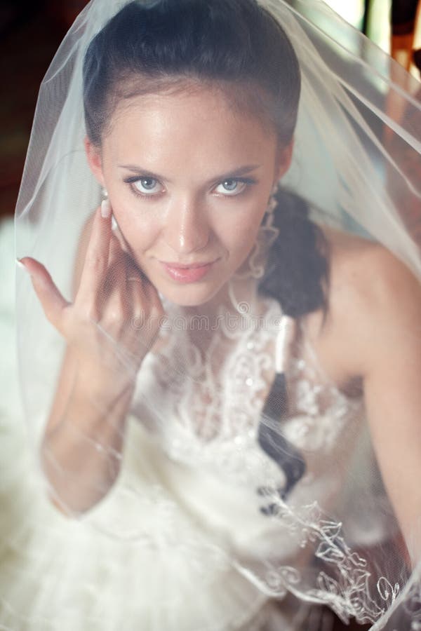 Beautiful bride stock photo. Image of model, married - 23650530