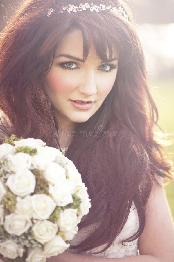 Beautiful bride stock image. Image of caucasian, wedding - 23870969