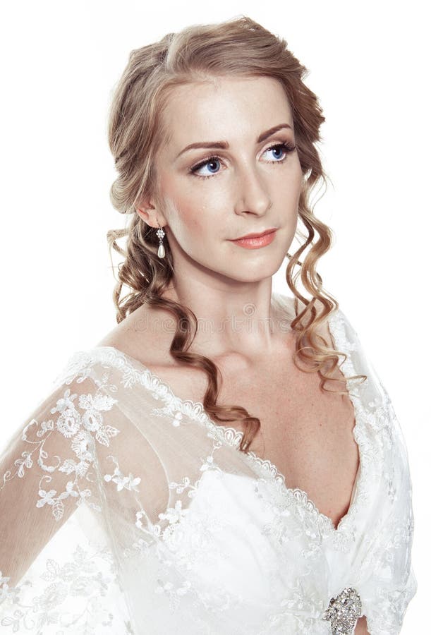 Beautiful bride stock photo. Image of nice, beauty, hair - 23979108