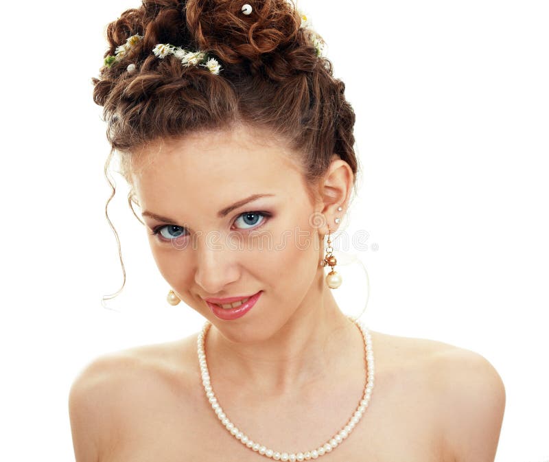 Beautiful bride stock photo. Image of hair, elegance - 25568966