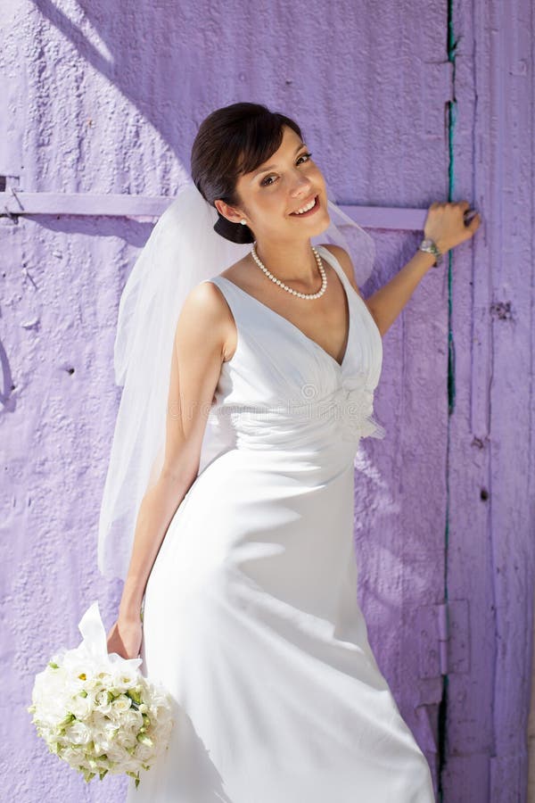 Beautiful bride stock photo. Image of wedding, bride - 27045394