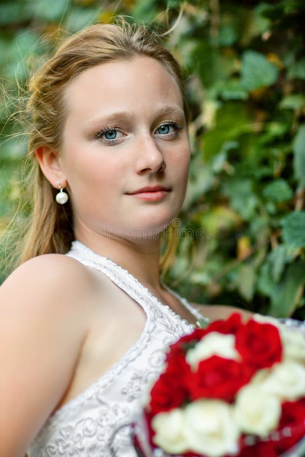 Beautiful bride stock image. Image of nature, family - 27188823