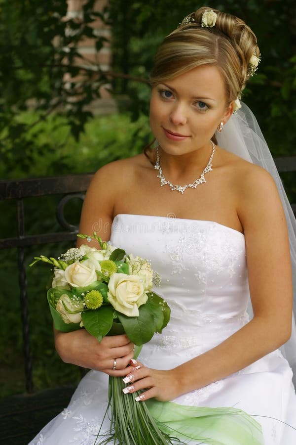 Beautiful bride stock image. Image of woman, young, decision - 2786799