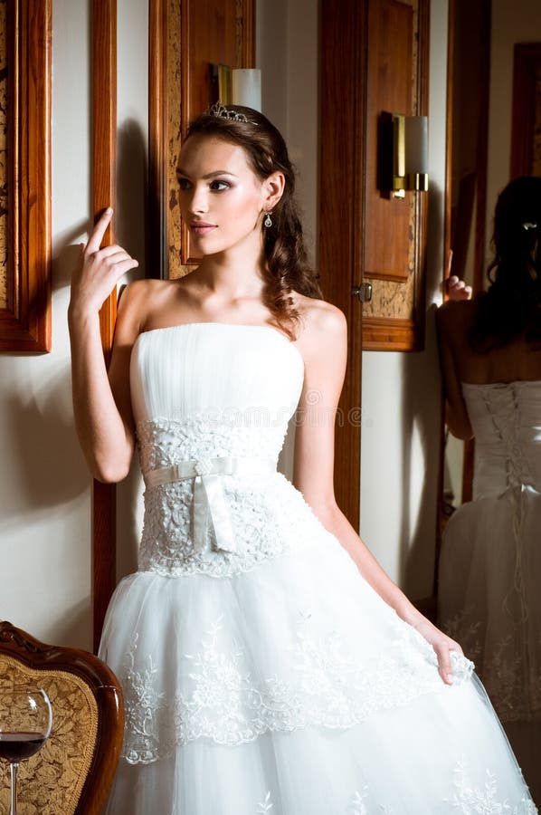 Beautiful bride stock image. Image of fashion, beauty - 5866435