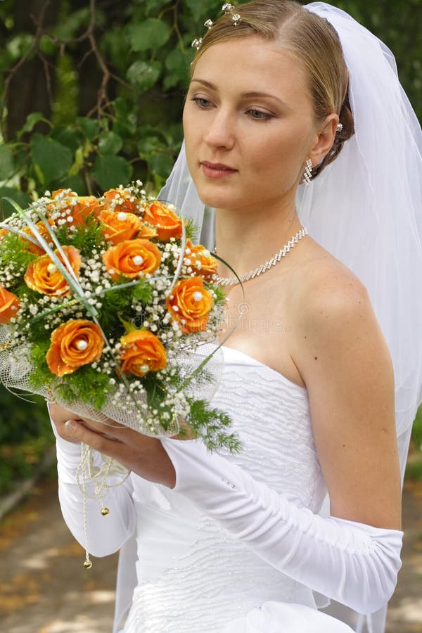 Beautiful bride stock image. Image of darling, lovely - 8993047