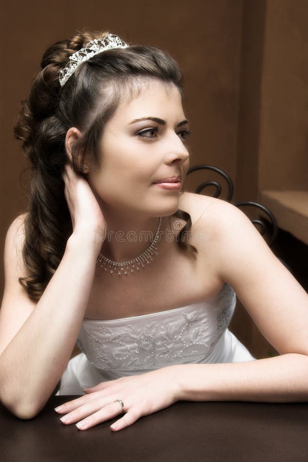 Beautiful Bride stock image. Image of relaxed, romantic - 9098989