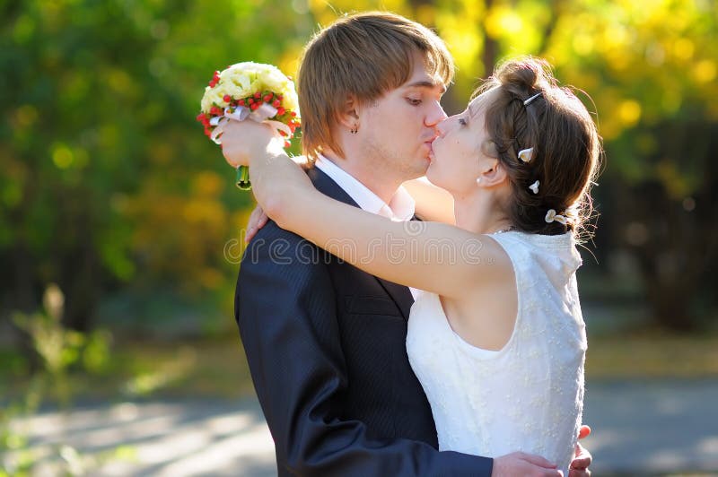 Beautiful bride and groom stock photo. Image of family - 51943746