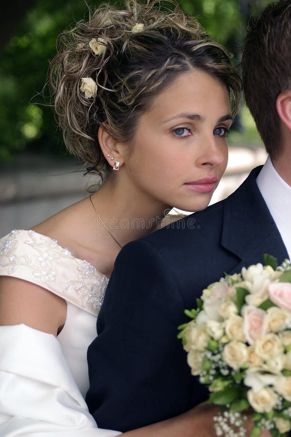 Beautiful Bride on Wedding Day Stock Photo - Image of beauty, radiant ...