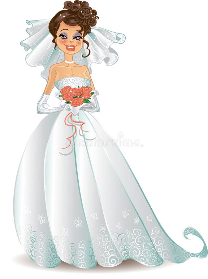 Bride stock vector. Illustration of matchmaking, engagement - 10015012