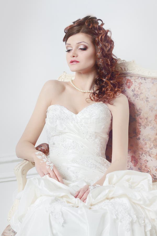 Beautiful bride portrait stock image. Image of long, caucasian - 29594983