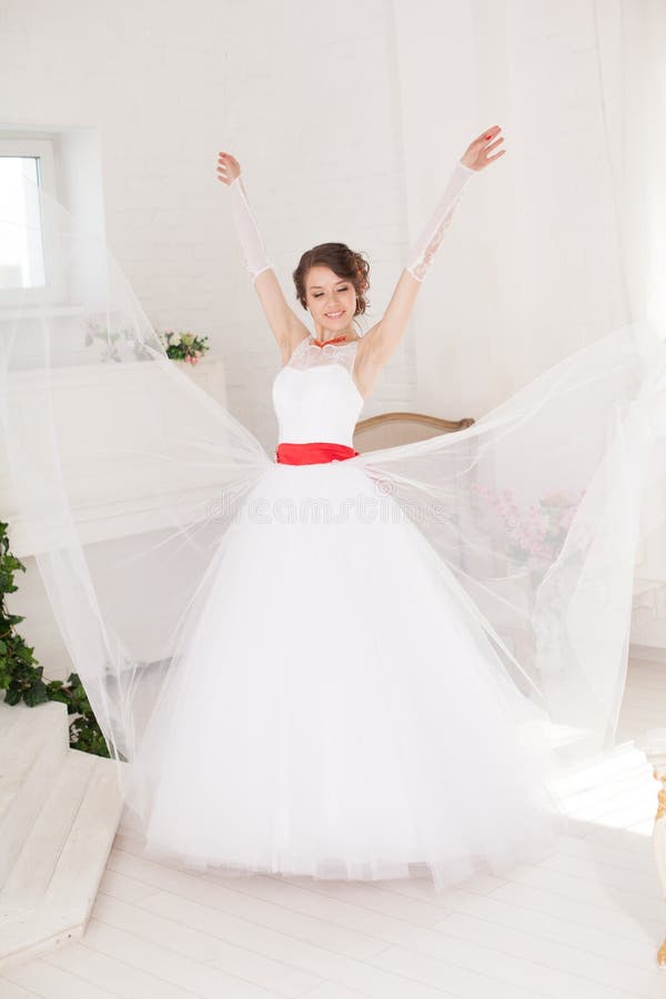 Beautiful bride stock image. Image of woman, fashion - 49185895