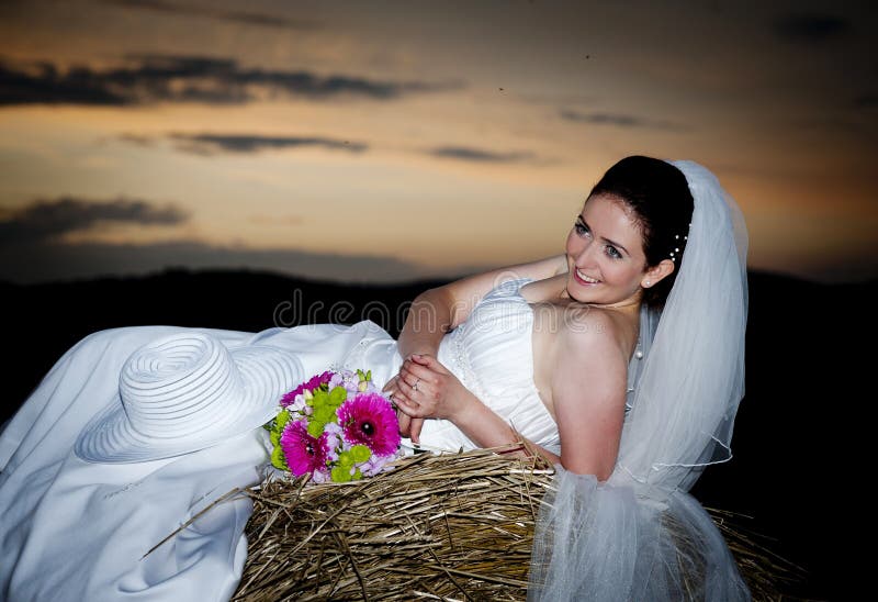 Beautiful bride stock image. Image of bride, landscape - 30431995