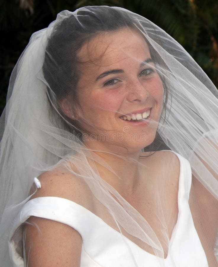 Beautiful Bride Smiling Picture. Image: 6888476