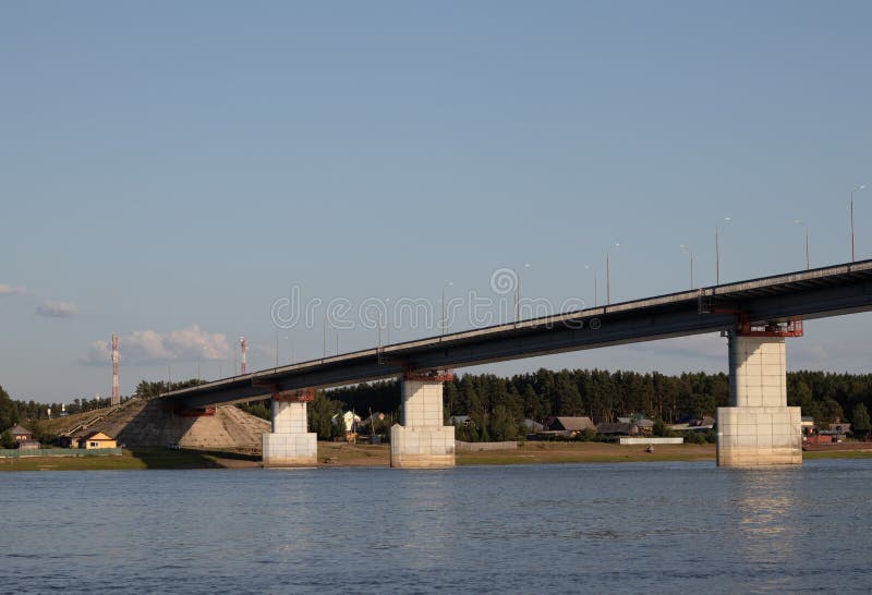 Bridge over river stock image. Image of city, overpass - 156899795