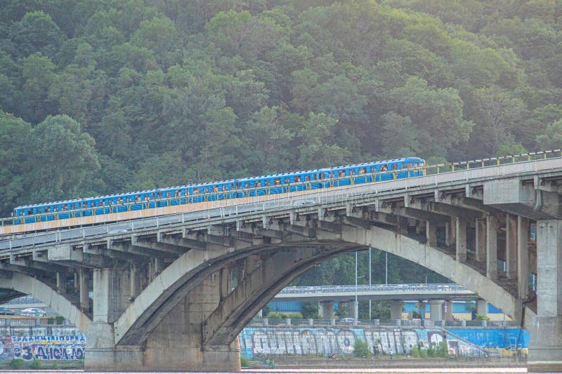 A Beautiful Bridge with Dynamic Arches Supported by Sturdy Pillars ...