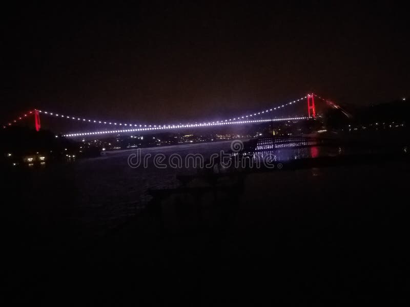 Night View of Bridge stock photo. Image of view, bridge - 119542108