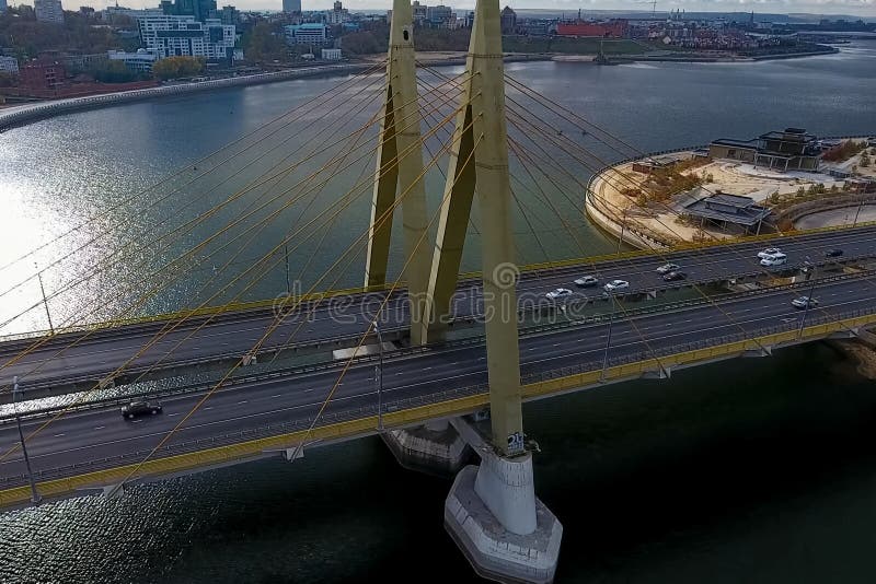 Beautiful Bridge Over the River. Stock Image - Image of view, europe ...