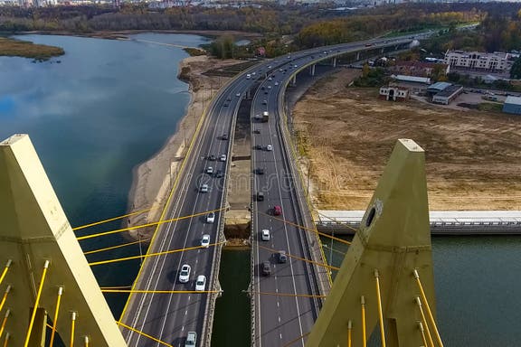 Beautiful Bridge Over the River. Stock Image - Image of beautiful ...