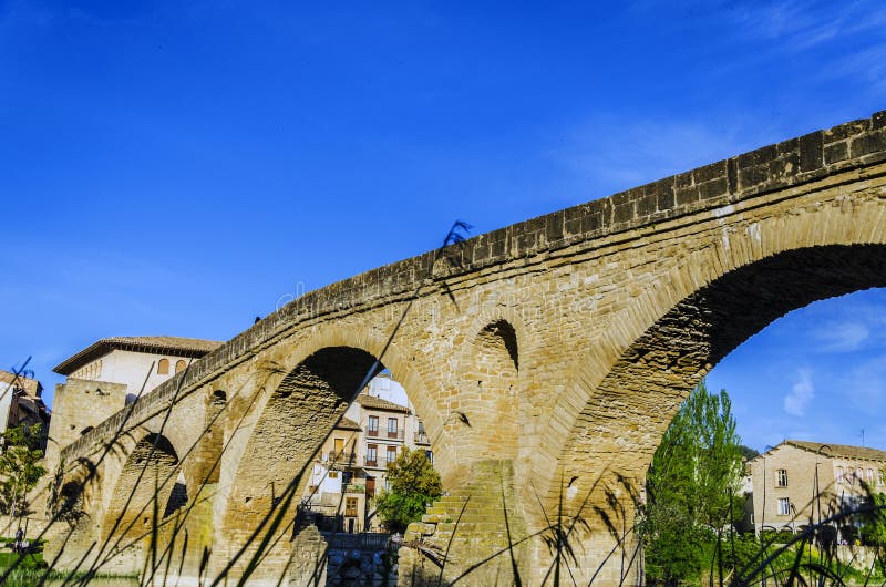 Beautiful Bridge in the Village Stock Image - Image of flow, europe ...