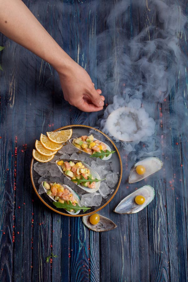 Beautiful And Bright, Unusual Dish, Author`s Performance, For Design In ...