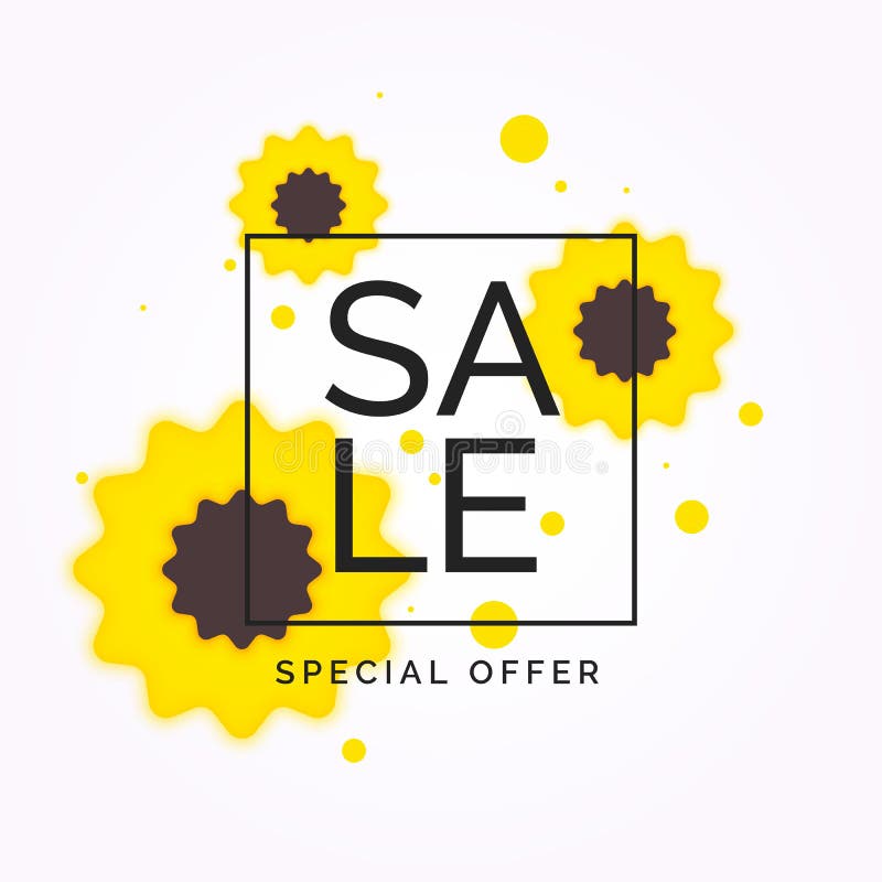 Beautiful Bright Background Sale and Discount. Stock Vector ...