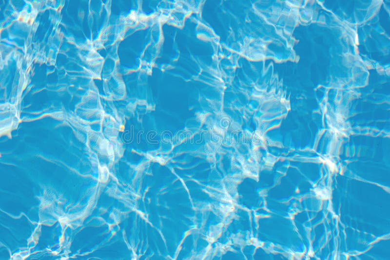 The Beautiful and Bright Blue Ripple in Swimming Pool Stock Photo ...