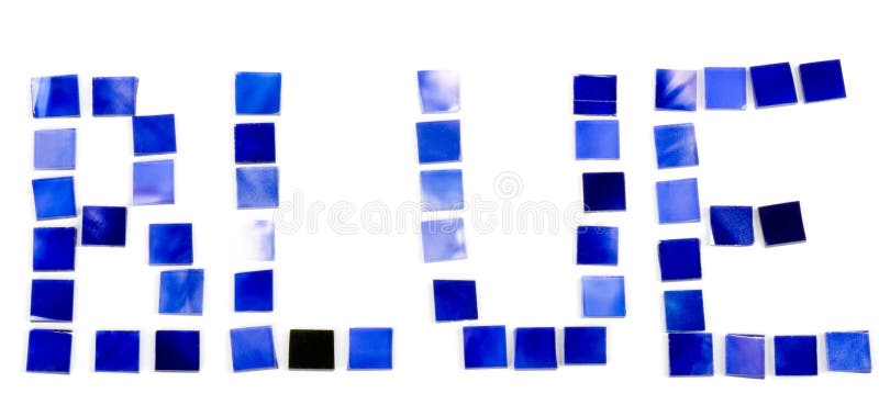 Beautiful bright blue word stock photo. Image of healing - 23955760