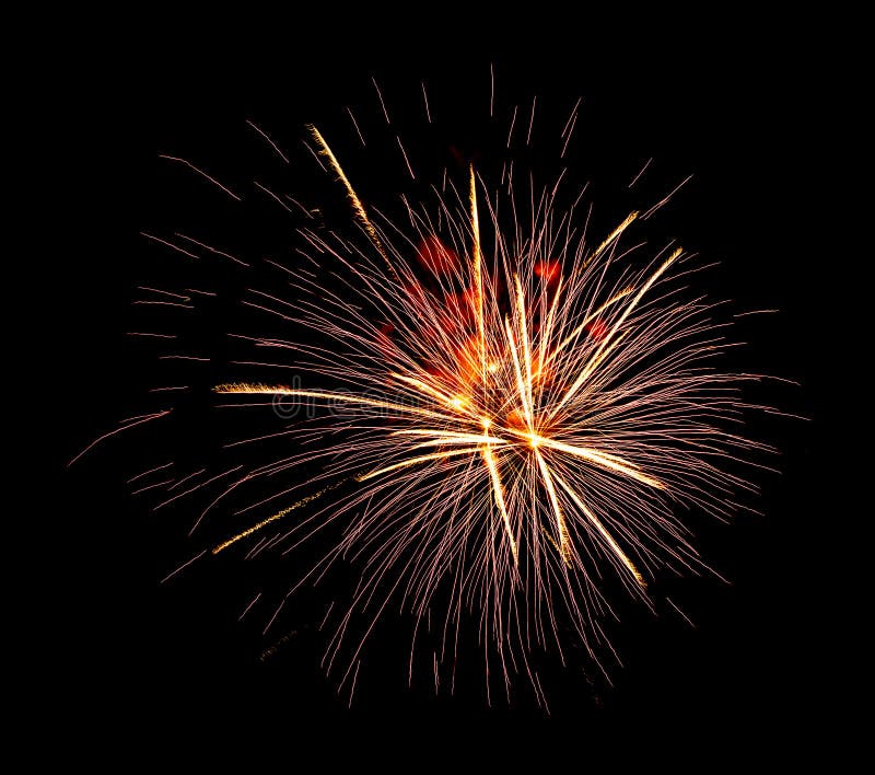 Beautiful Bright Fireworks Lighting Up Night Sky Stock Photo - Image of ...