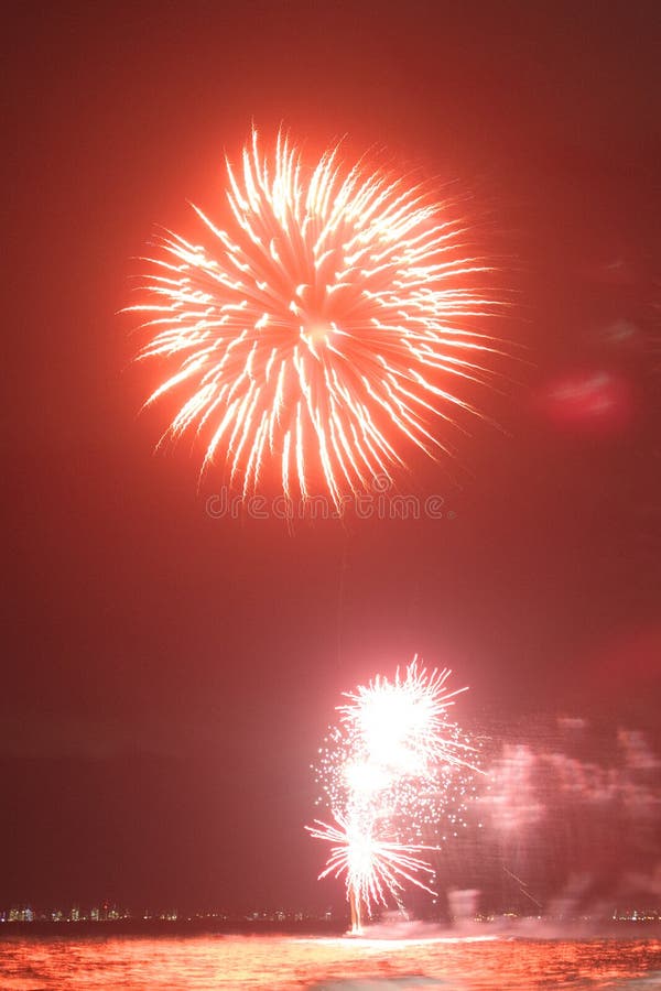 Fireworks Over Ocean Stock Photos - Download 351 Royalty Free Photos