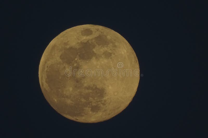 Beautiful Bright Full Moon in Detail Stock Image - Image of beautiful ...