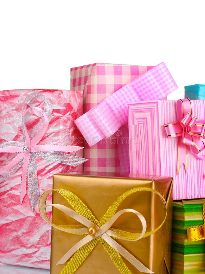 Beautiful bright gifts stock image. Image of green, color - 21067895