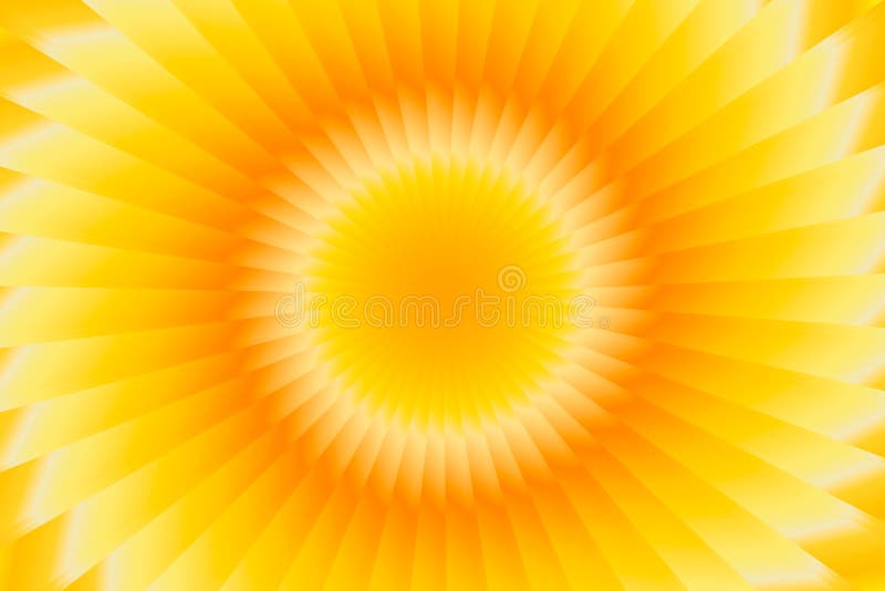Beautiful Bright Golden Sun Pattern Gradient Round Light Rays ...