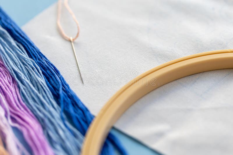 Beautiful Bright Multi-colored Threads for Hand Embroidery and Knitting ...