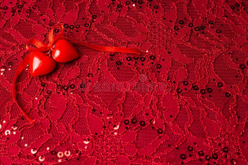 Beautiful Bright Red Background with Lace Pattern Stock Photo - Image ...