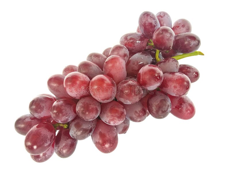Grapes on a White Background Stock Image - Image of beverage, diet ...