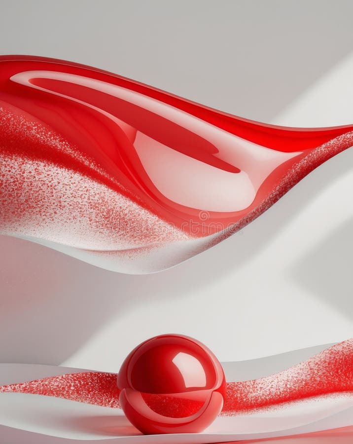 Beautiful Bright Red Holiday Glamour Background Stock Photo - Image of ...