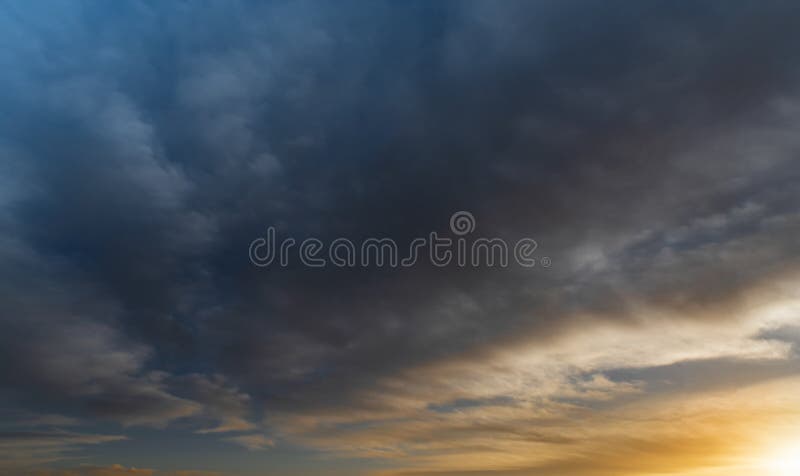 Beautiful Bright Sunset Sky with Colorful Clouds. Nature Sky Background ...