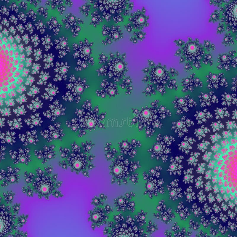 Beautiful Bright Two Floral Half Balls Image Stock Illustration ...