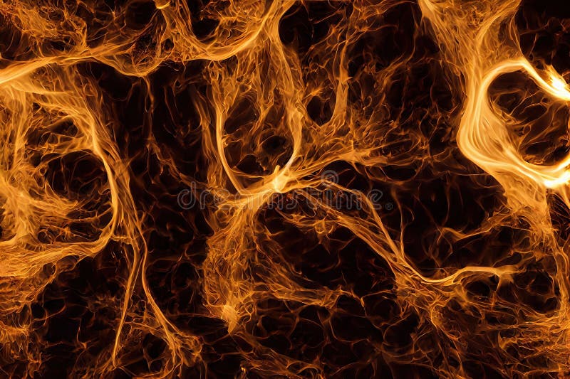 Beautiful Bright Yellow Blaze Fire Flame Stock Illustration ...