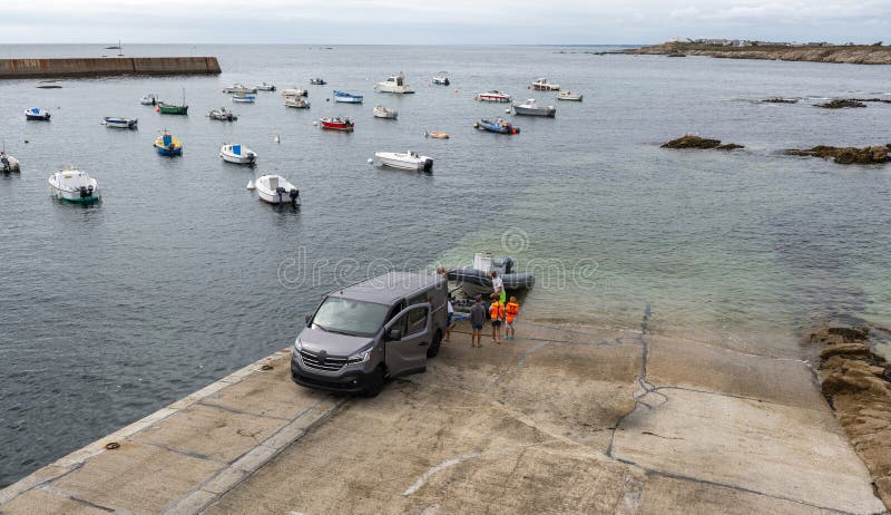 Beautiful Britton coast editorial stock image. Image of brittany ...