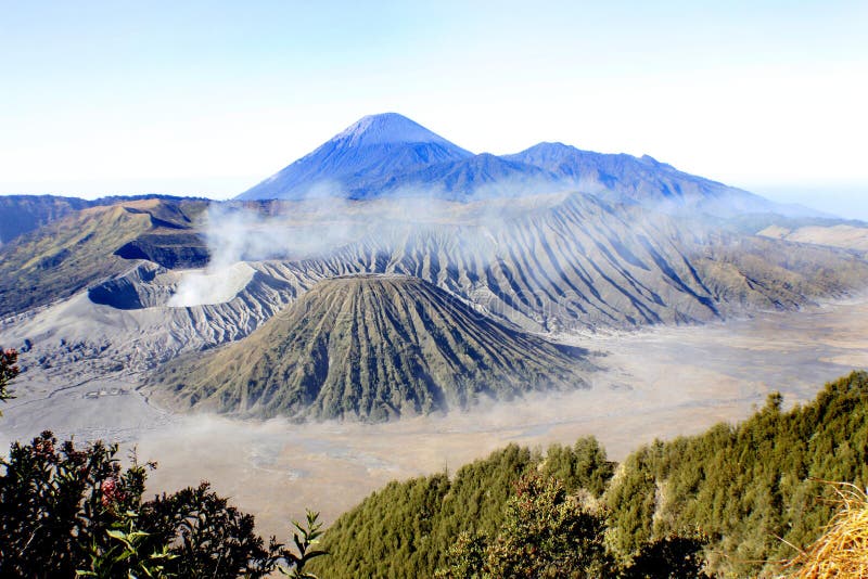 Beautiful Bromo Mountain in East Java, Indonesia Stock Photo - Image of ...