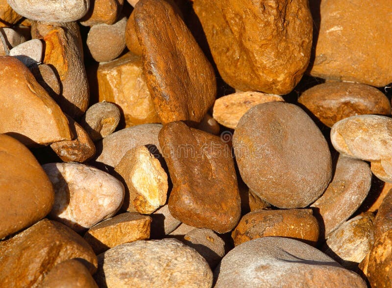 Beautiful brown stones stock photo. Image of ocean, nature - 17819536