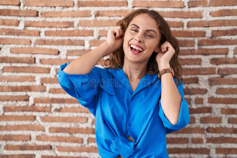 857 Woman Pulling Ear Stock Photos - Free & Royalty-Free Stock Photos ...