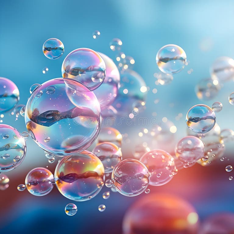 Lots of Beautiful Bubbles Generated by Artificial Intelligence Stock ...