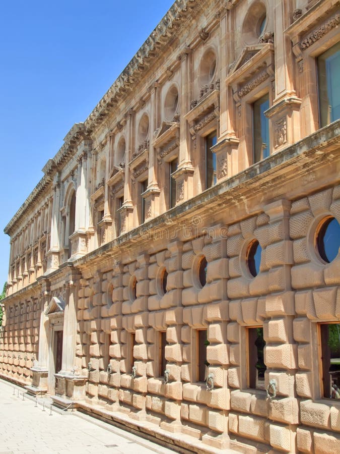 Beautiful Building and Architecture of Alhambra Stock Image - Image of ...