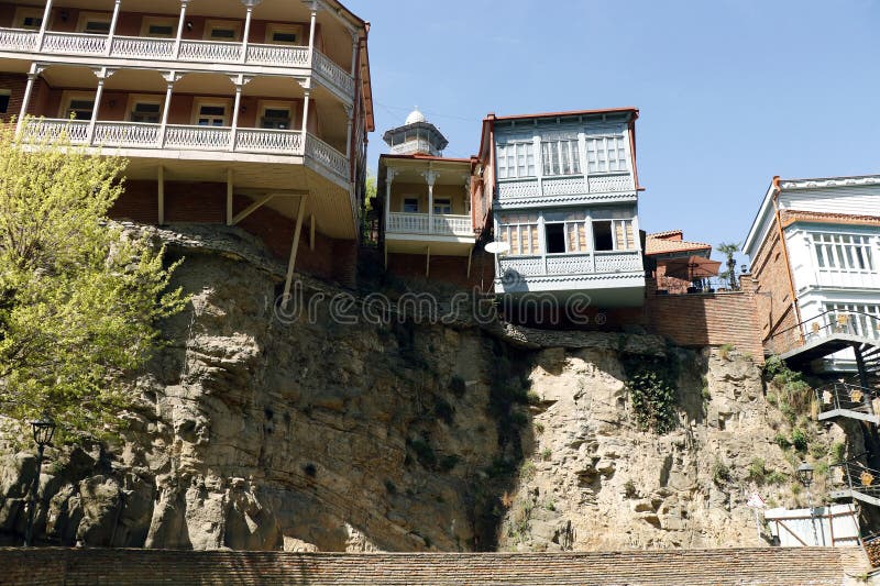 Beautiful Building Architecture Design from Tbilisi Georgia Editorial ...