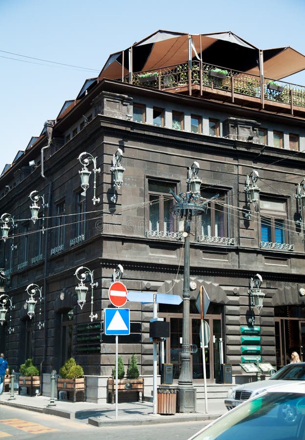 Beautiful Building in the City Center. Sunlight Stock Photo - Image of ...